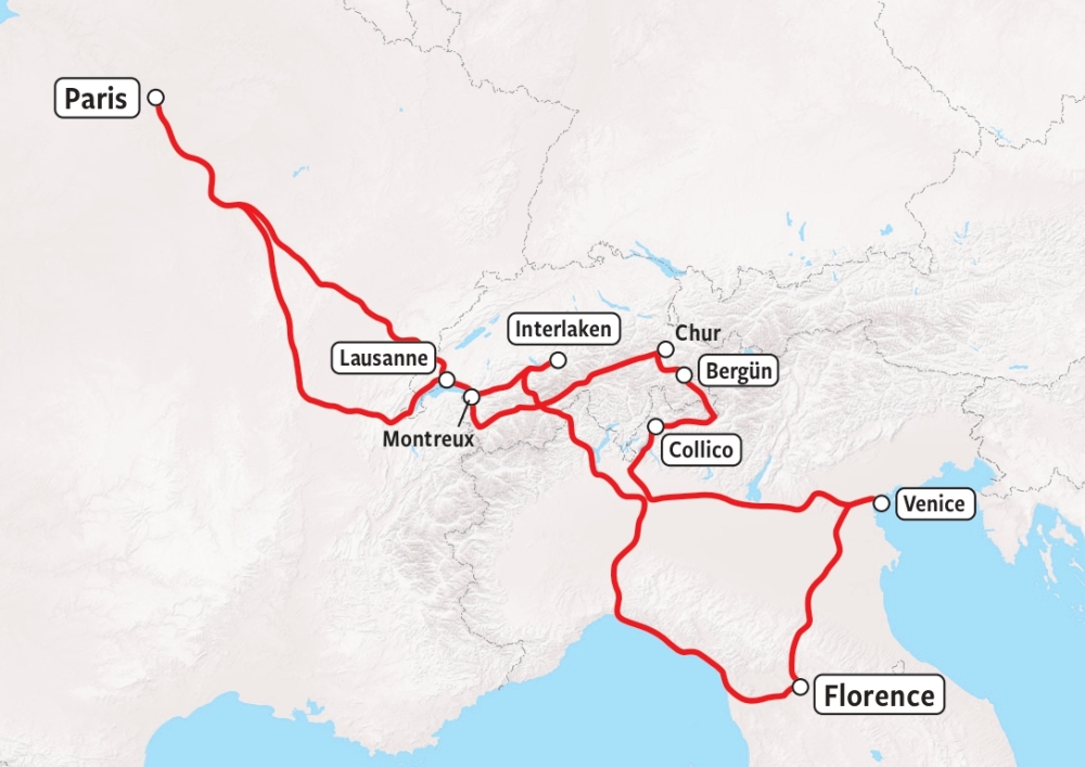 Grand Tour of Europe: Roundtrip | Great Rail Tours in Europe | HappyRail