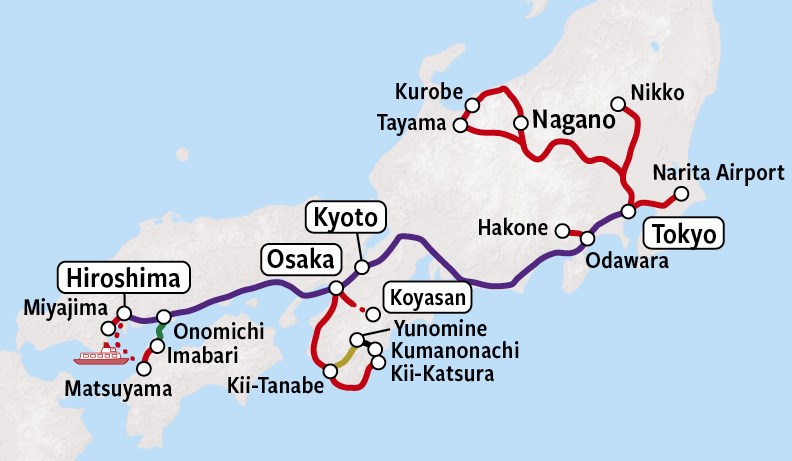 Rondreis Japan | Treinreiswinkel